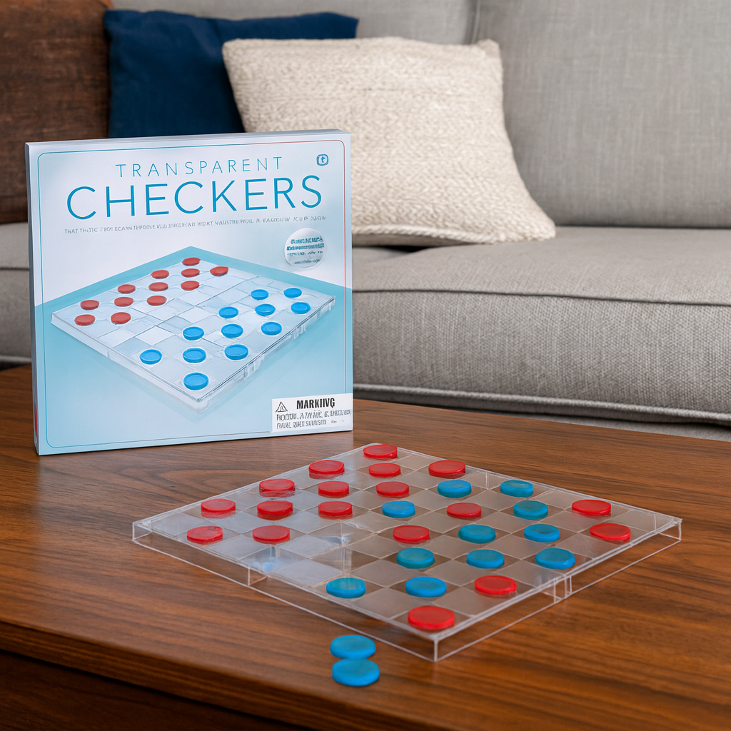 TRANSPARENT CHECKERS – Gift With GPS